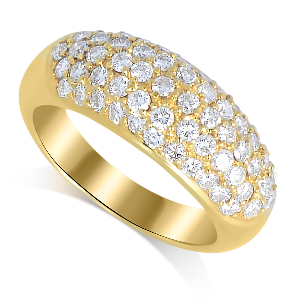 14ct Yellow Gold Diamond Dress Ring N.V. 2 500